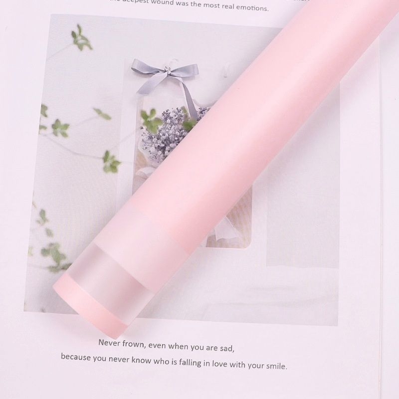 Jual wrapping paper matte film two tone/ cellophane bucket bunga ...