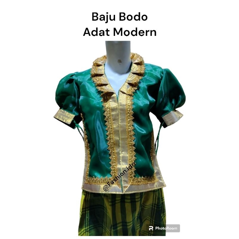 Jual Baju Bodo Adat / Pesta Hijau Datuk Anak 1-15 Tahun New Modern ...