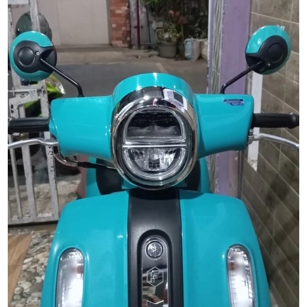 Jual Spion Fazzio Vespa scoopy Model Bulat Tangkai Sedang Model Standar ...