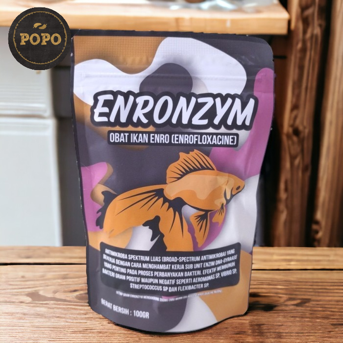 Jual Obat ikan enro 100 gram merk ENRONZYM enrofloxacine enrofloksasin ...