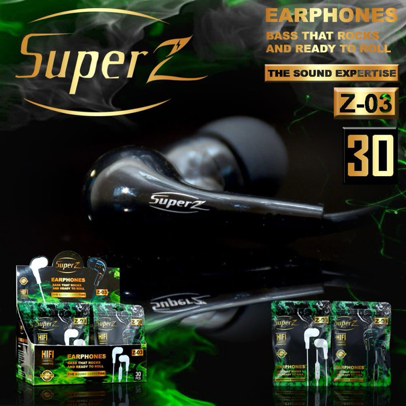 Jual Hf Headset Mega bass SUPER Z Serie Z-03 Super bass | Shopee Indonesia