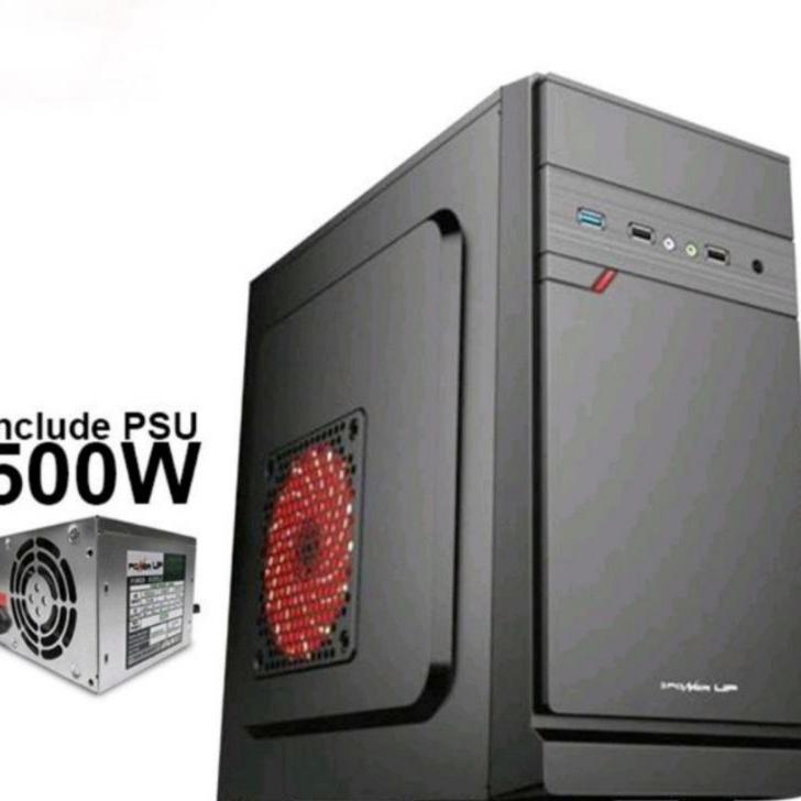 Jual Paling Murah Casing PC Standar Office MAtx Powersupply 5watt New ...