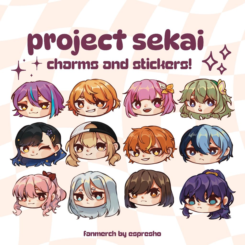 Jual Project Sekai Acrylic Charm and Stickers | Shopee Indonesia