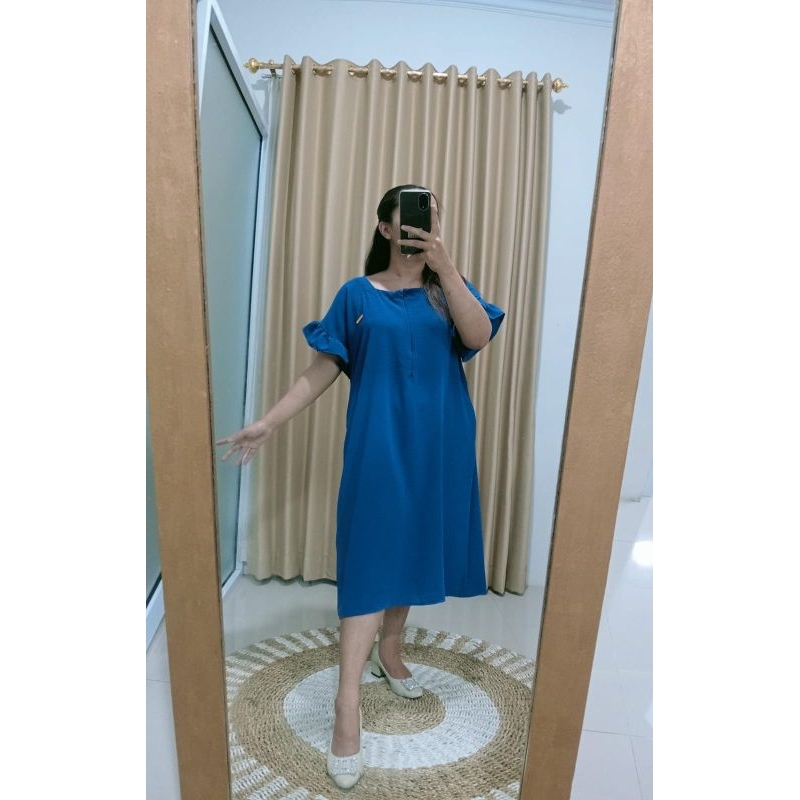 Jual Daster Remaja Wanita Crinkle Airflow Busui Murah Kekinian | Shopee ...