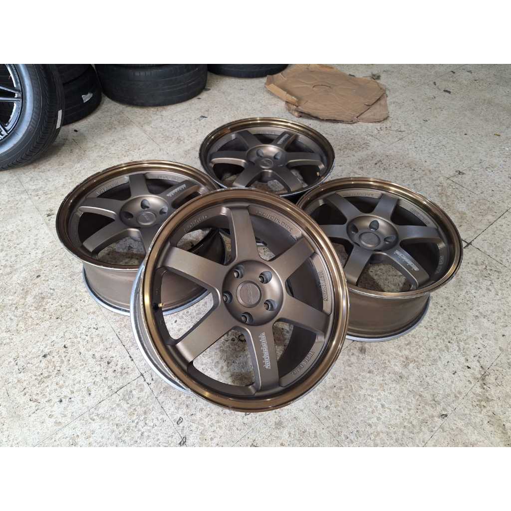 Jual Velg Mobil Racing Second Ring 18 Baut 5 RAYS TE37 R18X8,5 H5X114,3 ...