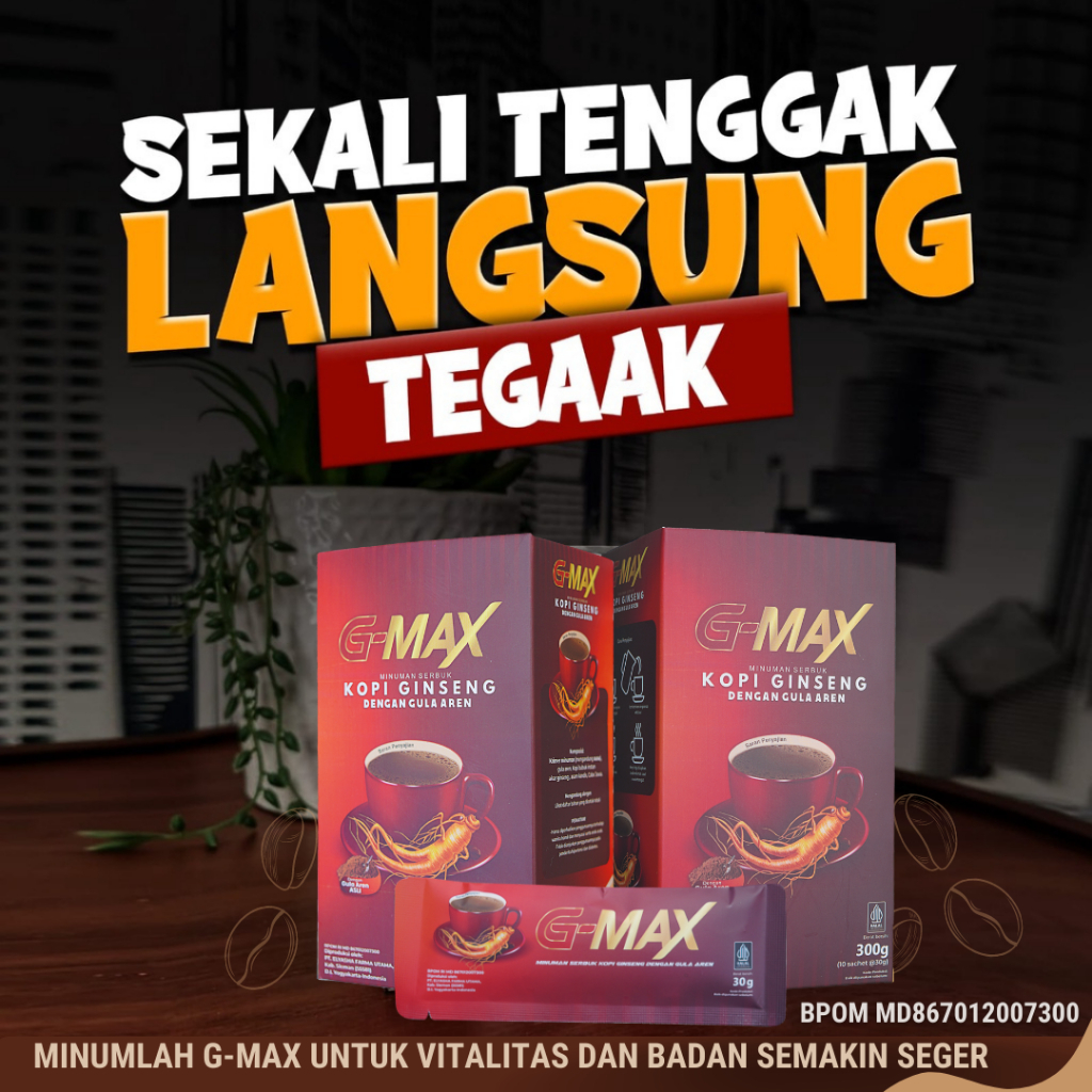Jual COFFEE G MAX COFFEE STAMINA DAN VITALITAS PRIA KOPI KUAT PERKASA ASLI TAHAN LAMA PRIA ...
