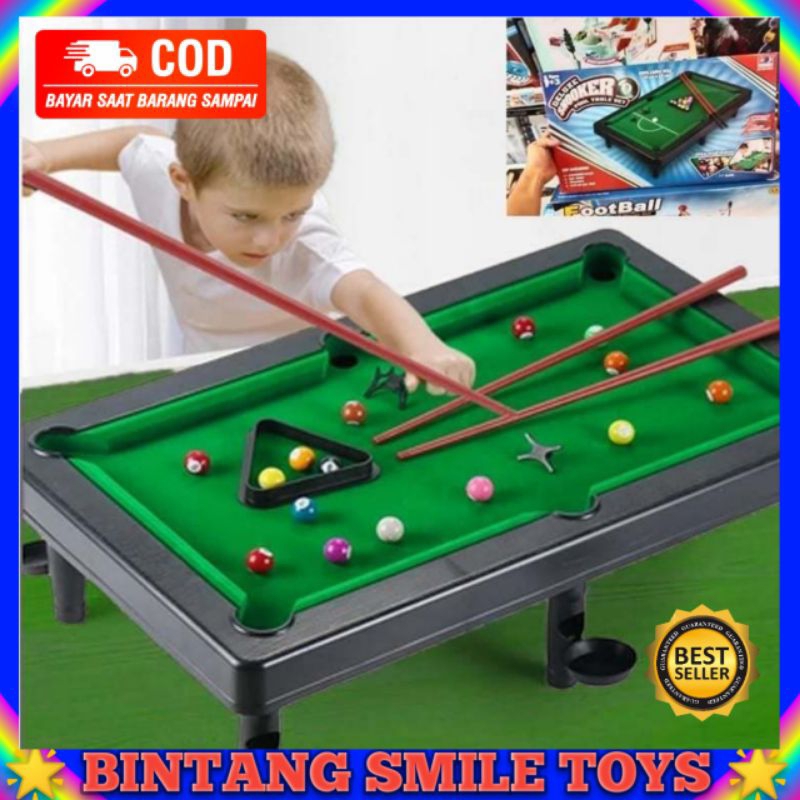 Jual MAINAN ANAK EDUKATIF MEJA BILIARD UKURAN JUMBO 47CMX27CM DELUXE ...