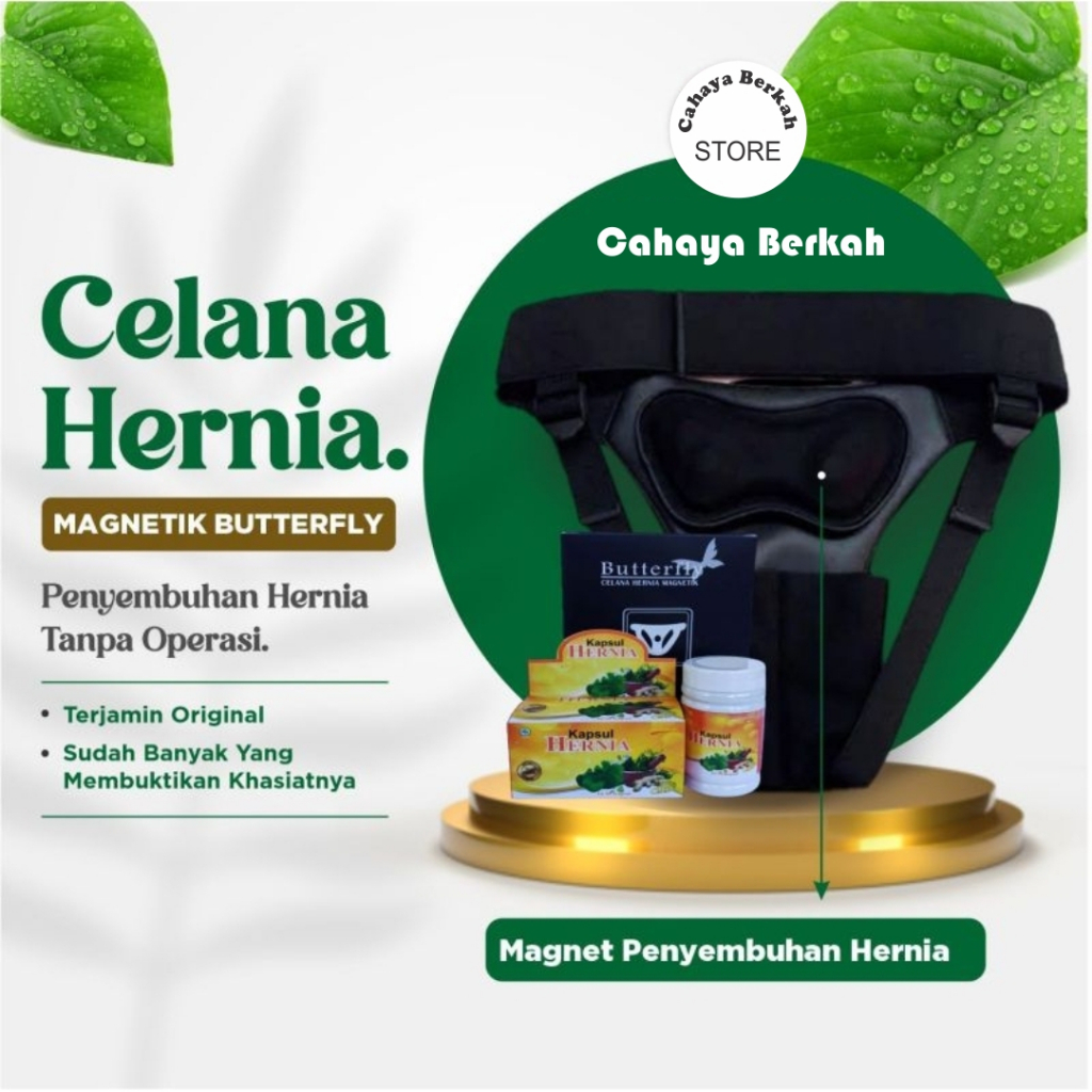 Jual Celana hernia magnetik butterfly dan obat hernia menyembuhkan ...