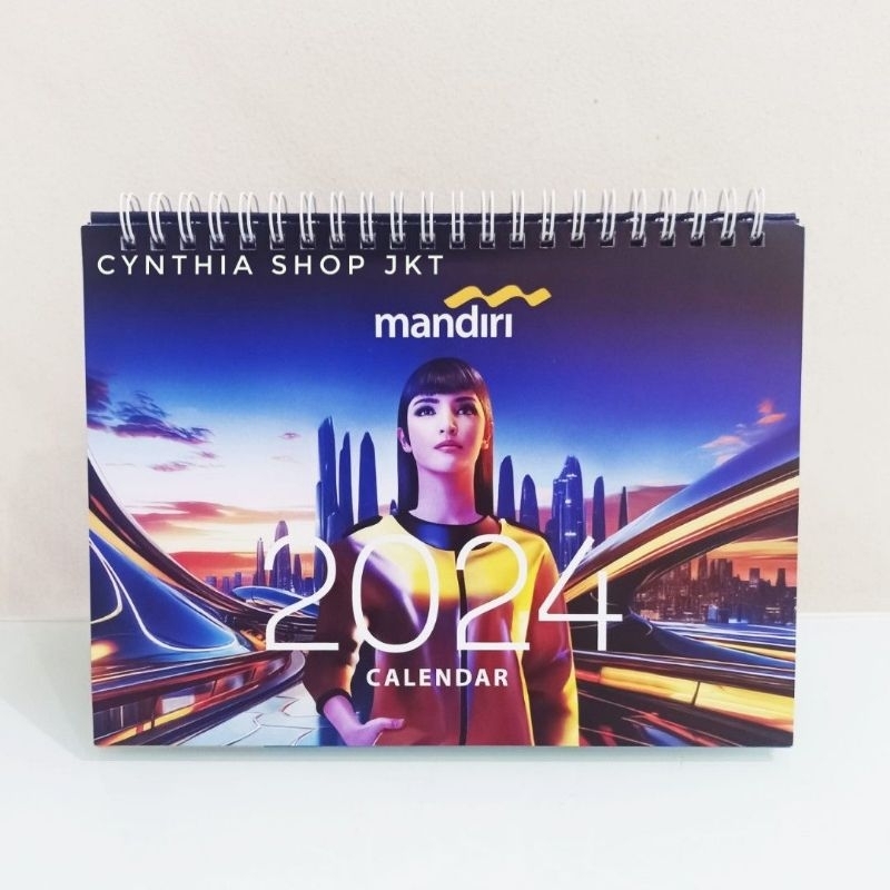 Jual Kalender Meja Bulanan Bank Mandiri 2024 Exclusive | Shopee Indonesia