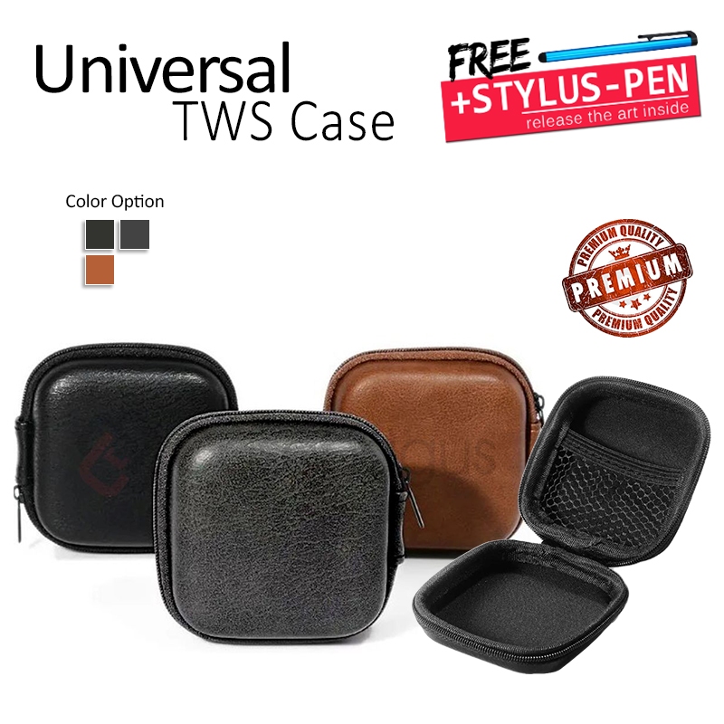 Jual Edifier X3 Lite - Universal Elegant Leather Pouch Case TWS T01 ...