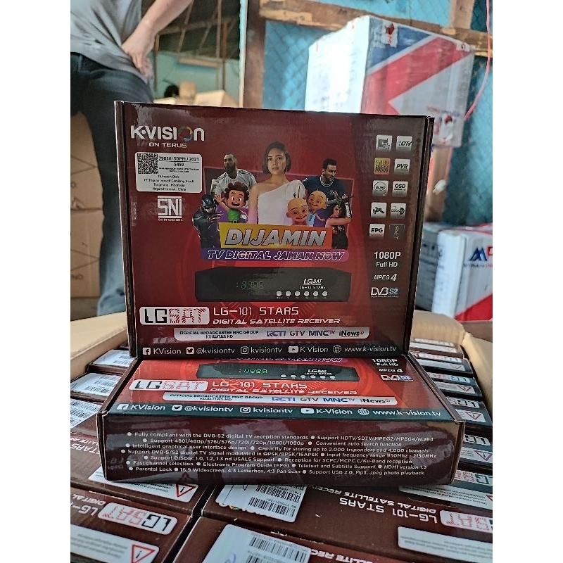 Jual Receiver LG Sat star parabola Garmedia dan telkom c band bisa buka ...