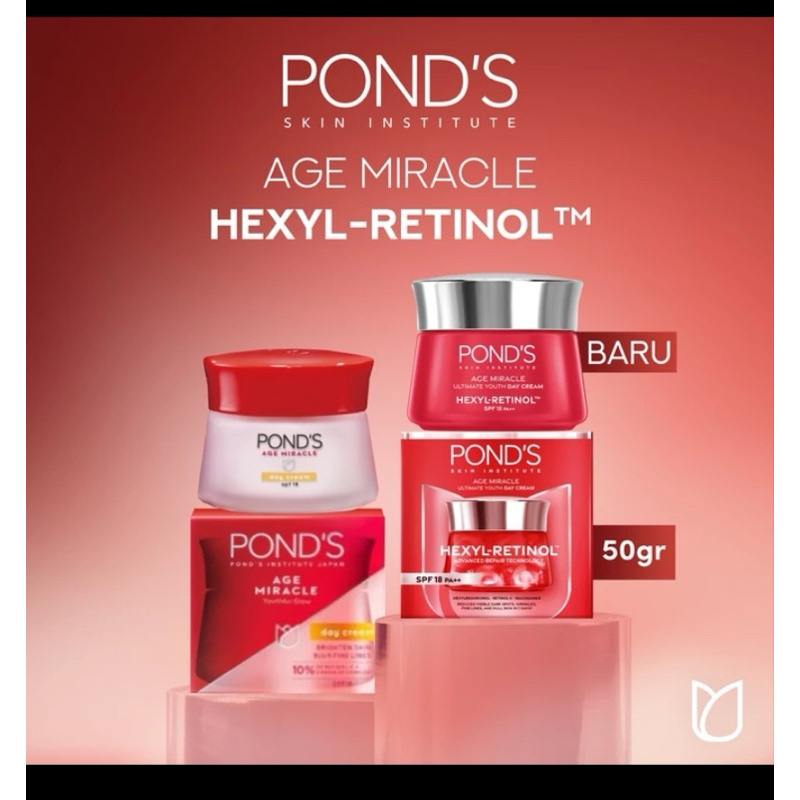Jual PONDS Age Miracle Day Cream 50g (kemasan baru) | Shopee Indonesia
