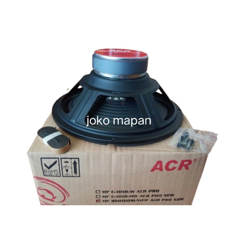 Jual Speaker ACR 10 inch 25H100SUWPP ACR PRO NEW ACR | Shopee Indonesia
