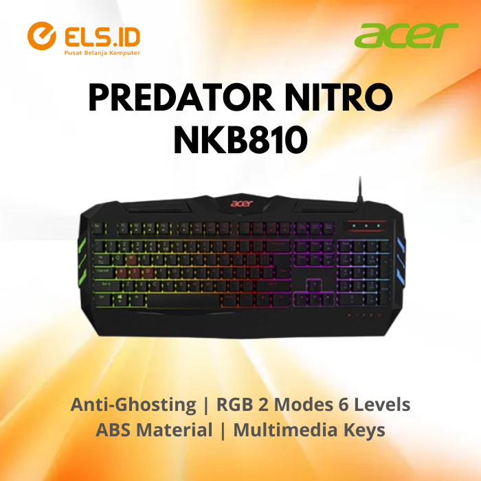 Jual Acer Predator Nitro NKB810 Keyboard Gaming RGB | Shopee Indonesia