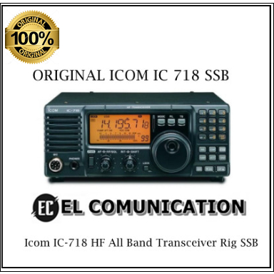 Jual RADIO RIG ICOM IC 718 IC718 IC-718 ORIGINAL GARANSI - RIG SSB IC ...