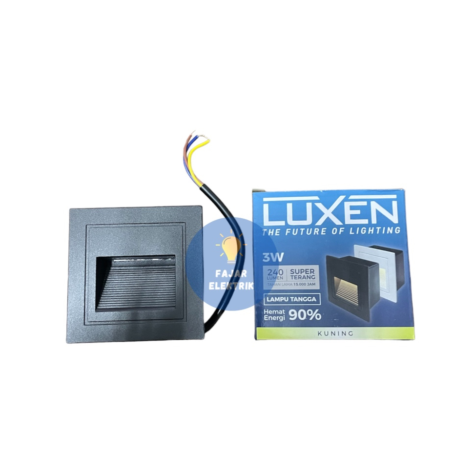 Jual LUXEN LED LAMPU DINDING WALL STEP LIGHT LAMPU TANGGA LUXEN 3 WATT ...