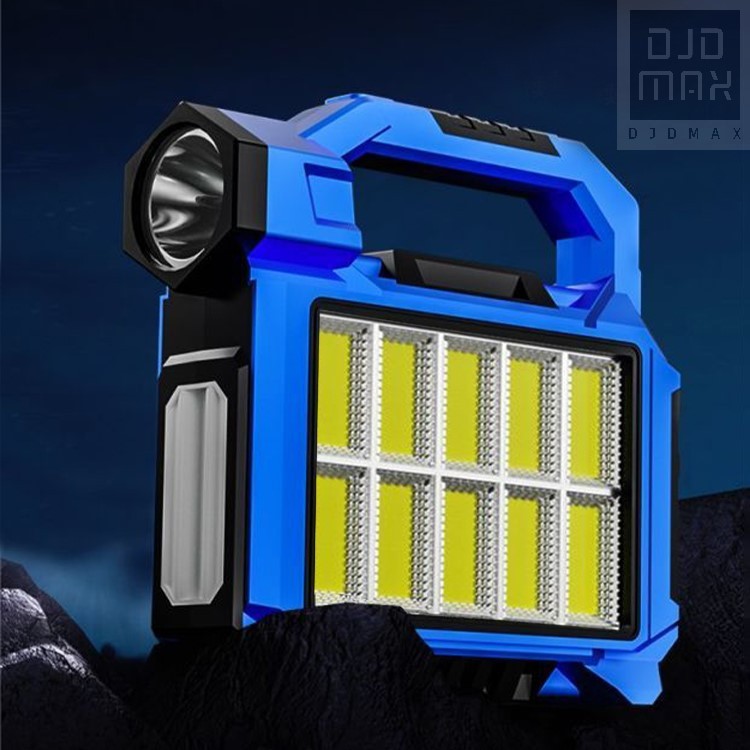 Jual DJDMax Lampu Sorot Portabel Ringan Yang Kuat Senter Surya Luar Ruangan Daya Tinggi Tiga ...