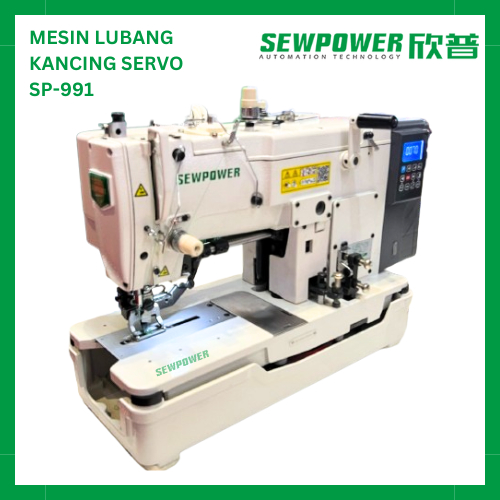 Jual MESIN LUBANG KANCING SERVO SEWPOWER SP-991 | Shopee Indonesia