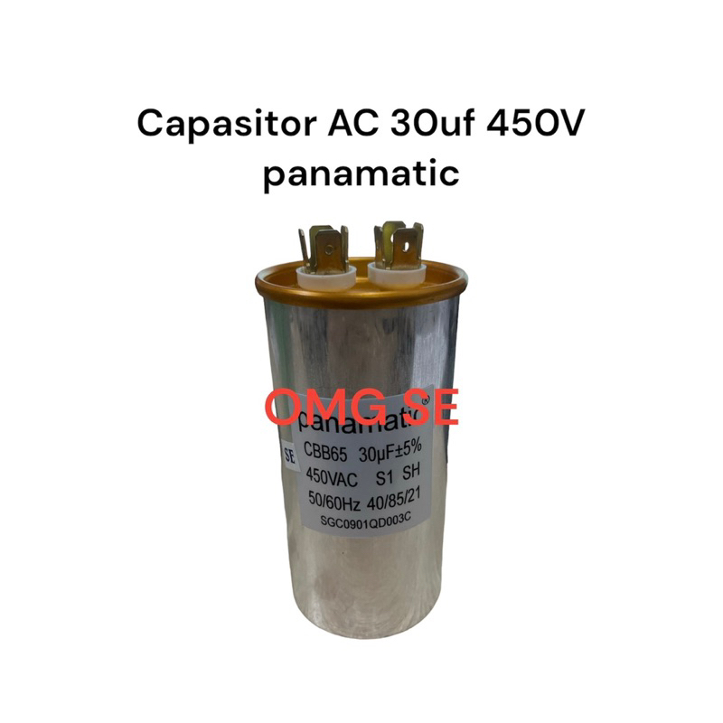 Jual capasitor ac 30uf 450V panamatic | Shopee Indonesia