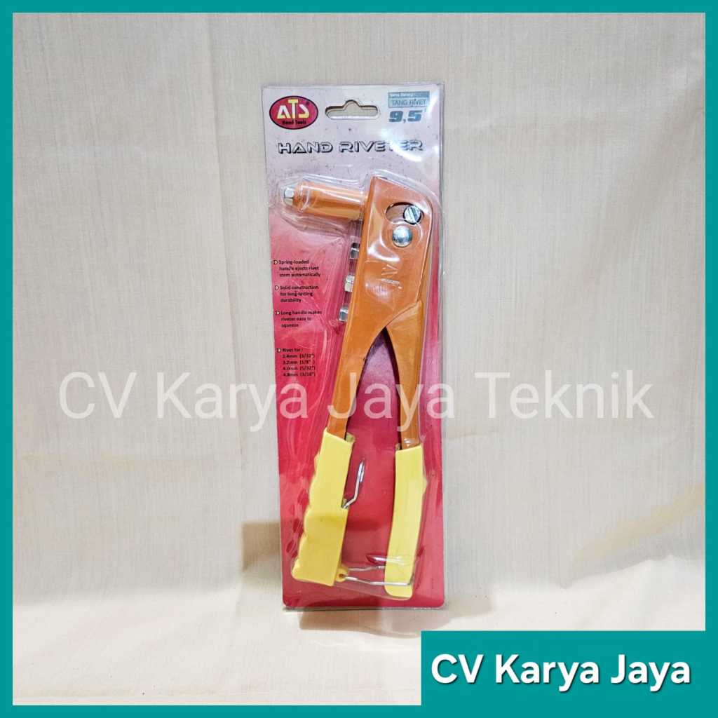 Jual Tang Rivet ATS 9,5”/ Hand Riveter / Tang Rifet Orange | Shopee ...