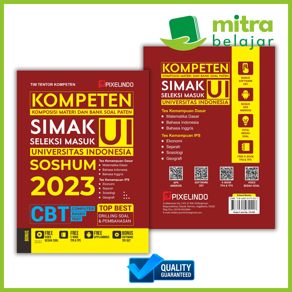 Jual Buku Kompeten SIMAK UI SOSHUM 2023 | Shopee Indonesia