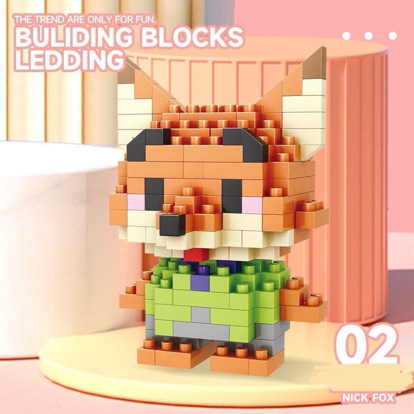 Jual [tma] Mainan Mini Brick Karakter / Balok Susun Mini / Building Box ...