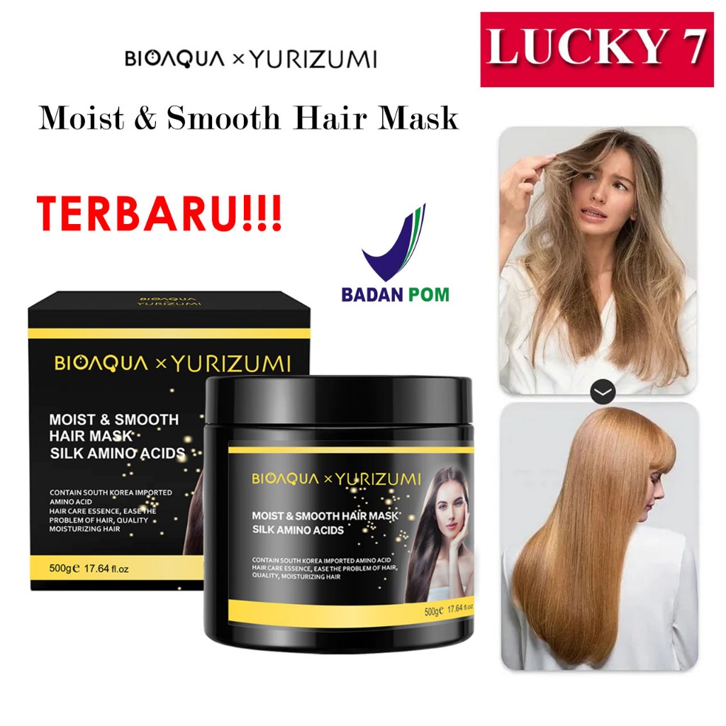 Jual BIOAQUA x YURIZUMI Hair Mask Keratin Masker Pelurus Rambut ...