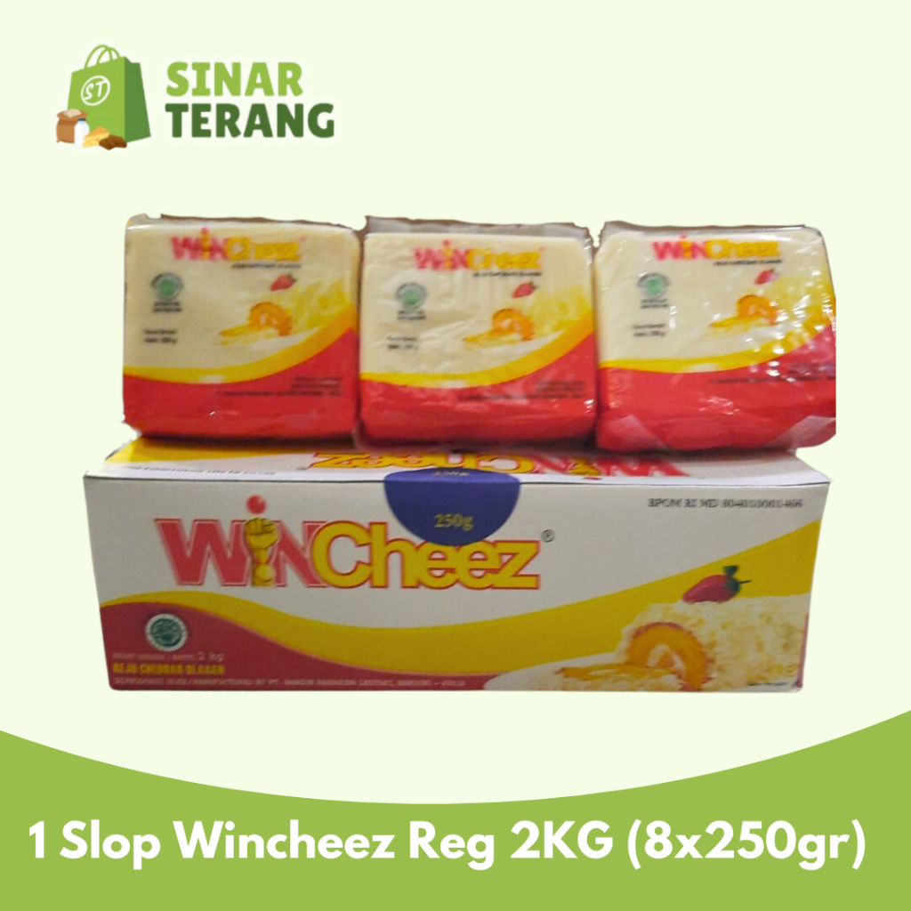 Jual Keju wincheez isi 8 x 250 gram , cheese cheddar blok 250gr box ...
