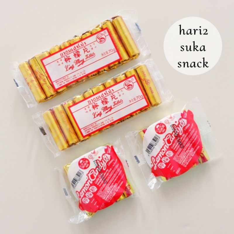 Jual Permen Tablet Lemon Candy Gula Gula Limau / Permen Ling Mong ...