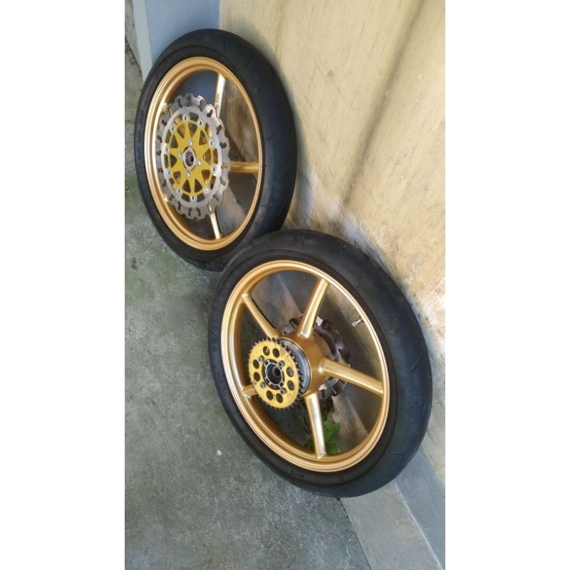 Jual Sepaket Wheelset RCB ORI PNP CRF/KLX | Shopee Indonesia