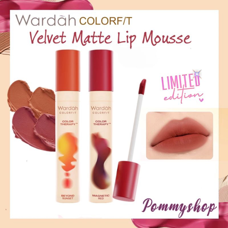 Jual Wardah Colorfit Velvet Matte Lip Mousse Color Therapy | Shopee ...