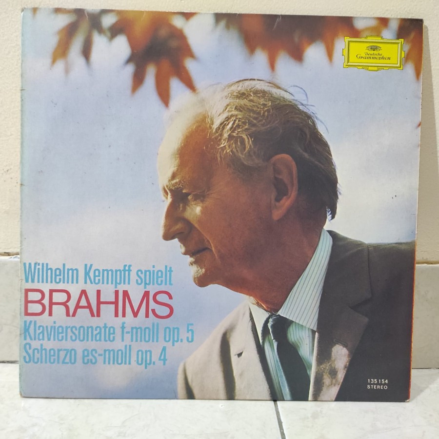 Jual Wilhelm Kempff Spielt Brahms Vinyl Piringan Hitam Klasik | Shopee ...
