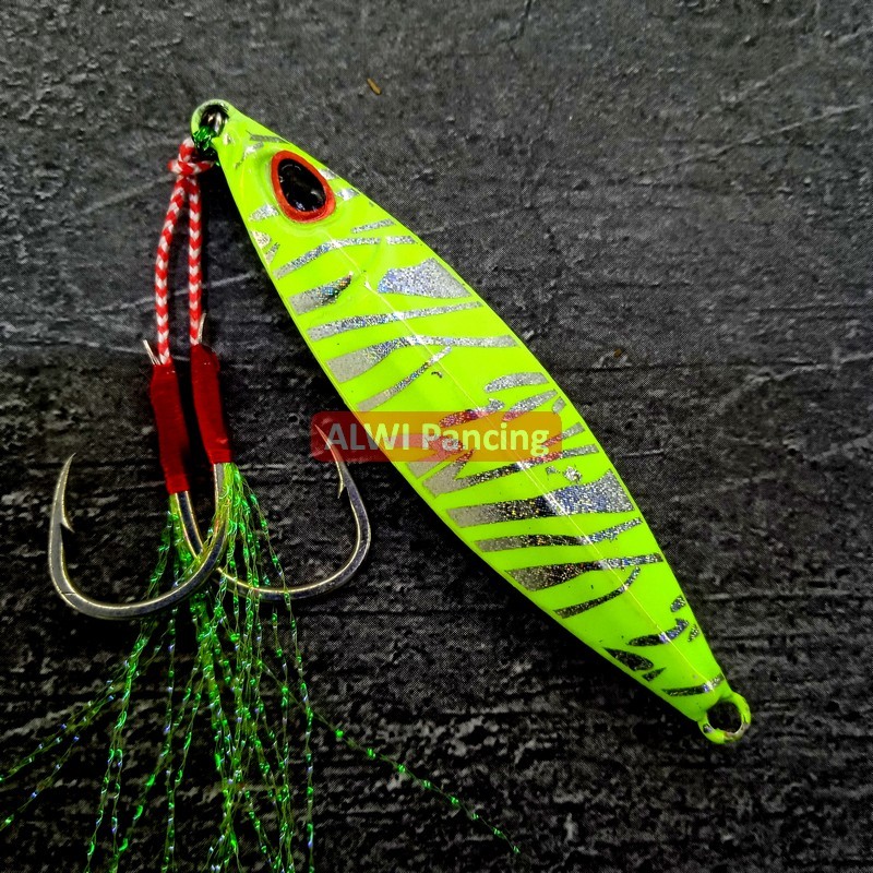 Jual ALWIX Umpan Metal Jig KOIKA ZEBRA UV GID 10gr 15gr 20gr 30gr 40gr 60gr SlowJigging | Shopee ...