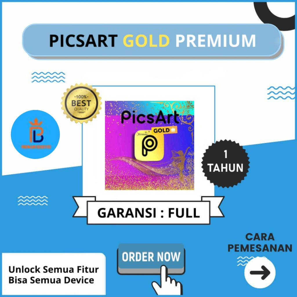 Jual Picart Gold Premium 1 Tahun Full Garansi | Shopee Indonesia