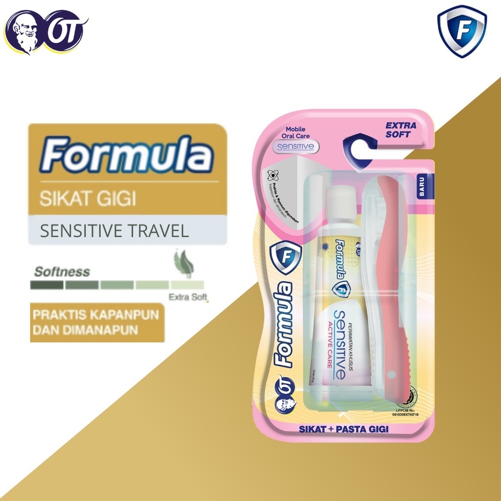 Jual Sikat Gigi Formula Flip Go Travel Sikat + Pasta Gigi | Shopee ...