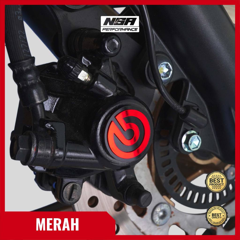 Jual NSA Emblem Kaliper Motor Stiker Racing Motor Universal TImbul ...