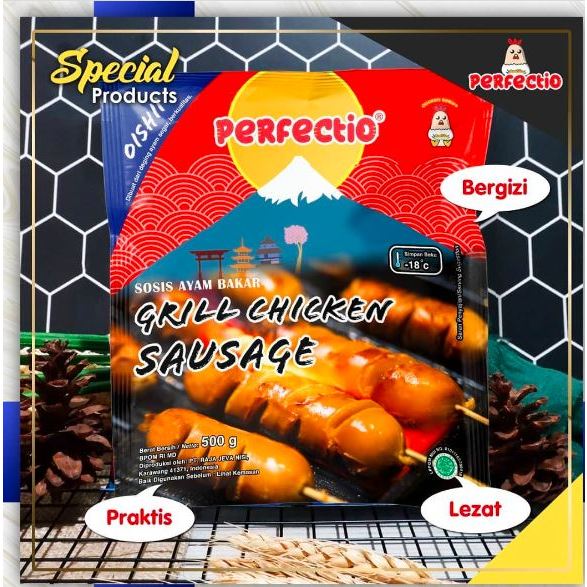 Jual Perfectio Sosis Bakar Ayam 500gr | Shopee Indonesia
