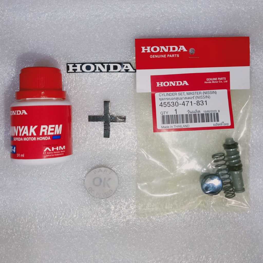 Jual 45530 471 831 KARET SEAL SIL MASTER REM KIT CAKRAM DEPAN CYLINDER SET MASTER HONDA PCX ADV ...