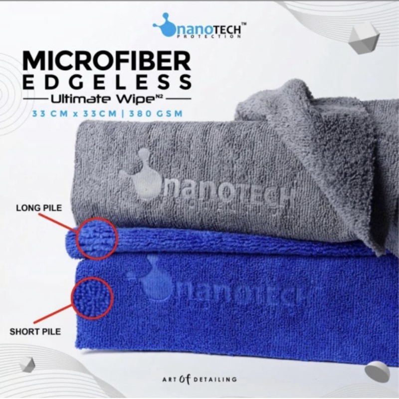 Jual Nanotech microfiber edgeless 33x33 cm 380gsm | Shopee Indonesia