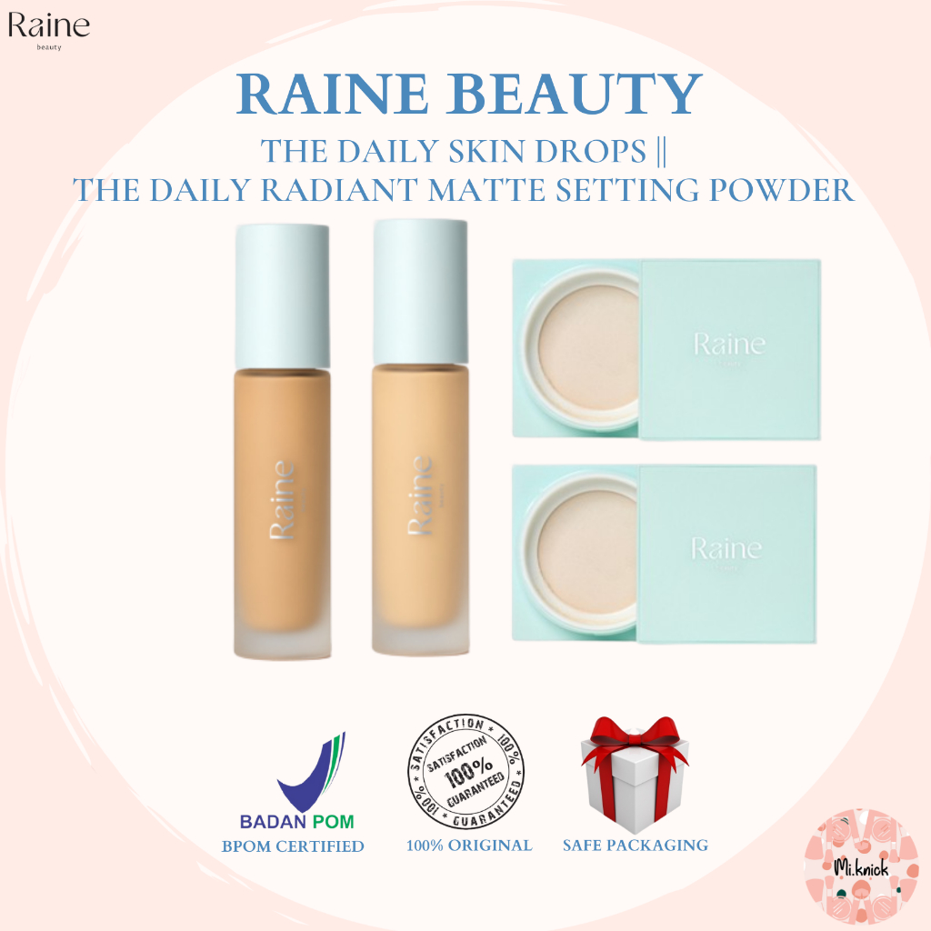 Jual Raine Beauty The Daily Skin Drops || The Daily Radiant Matte ...
