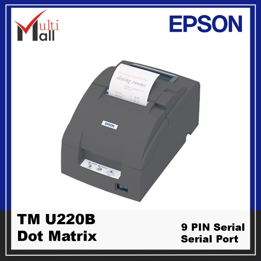 Jual Printer EPSON TM-U220B LAN (Auto Cutter) | Shopee Indonesia