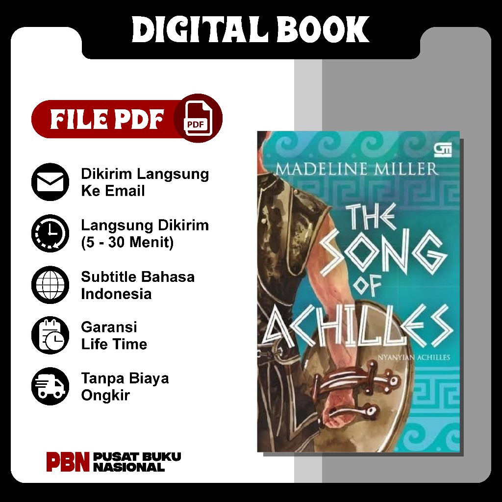 Jual PDF Buku The Song Of Achilles - Madeline Miller | Shopee Indonesia