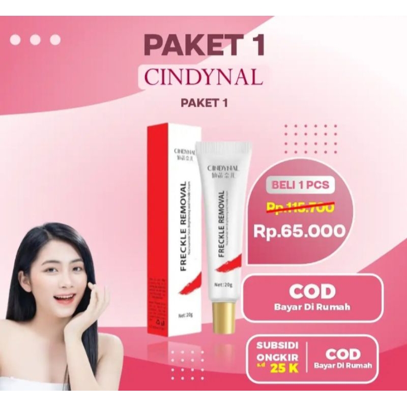 Jual PAKET 1 CREAM CINDYNAL BPOM PENGHILANG JERAWAT DAN FLEK HITAM PADA WAJAH | Shopee Indonesia