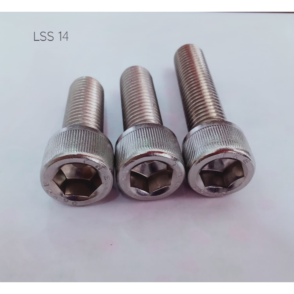 Jual Baut L stainless m14/baut L SS 304 M14 P2.0 DRAT KASAR murah ...