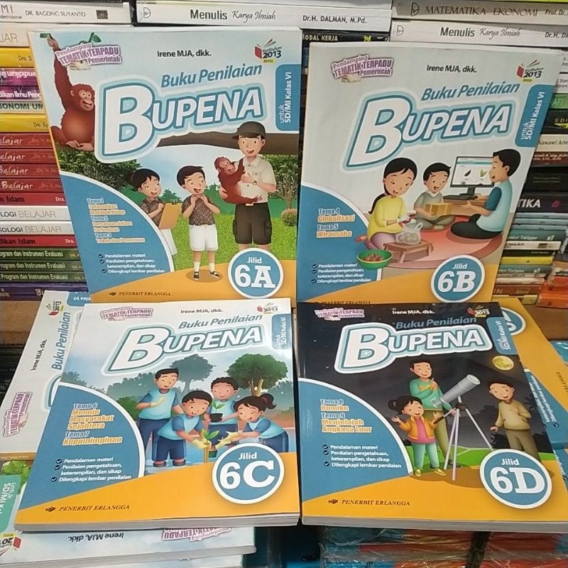 Jual BUKU PAKET BUPENA JILID 6A,6B,6C,6D UNTUK SD/MI ERLANGGA | Shopee Indonesia