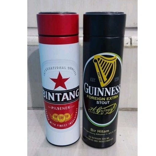 Jual Tumbler Botol Minum 500mL Bintang & Guinness (LED Display ...