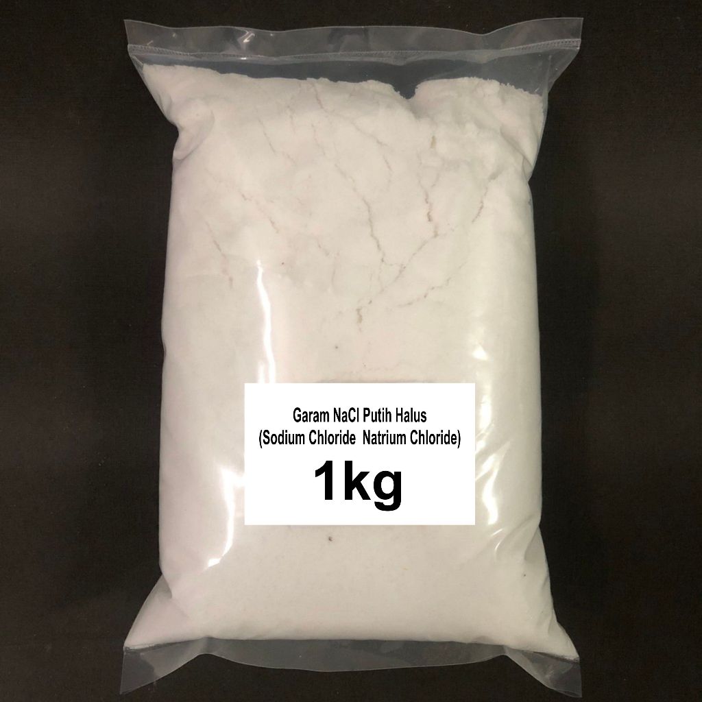 Jual Garam NaCl Putih Halus / Sodium Chloride Natrium Chloride/Pengental Sabun | Shopee Indonesia