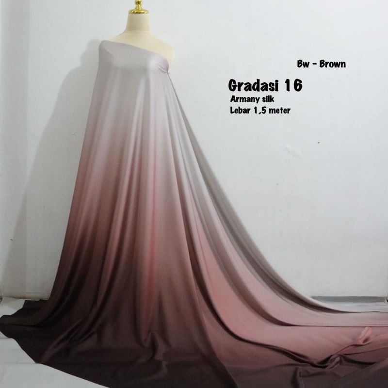 Jual Bahan Silk Gradasi || Kain silk gradasi || Kain gradasi meteran ...