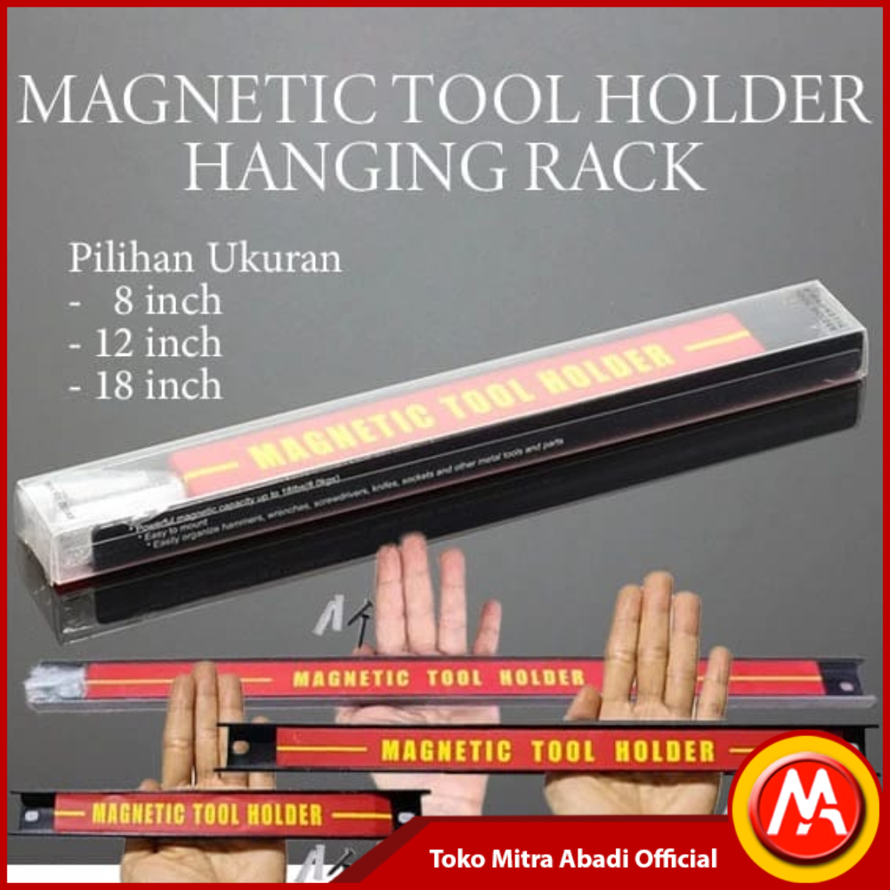 Jual MAGNETIC TOOL HOLDER HANGING RACK - Alat Gantung Perkakas Magnet ...