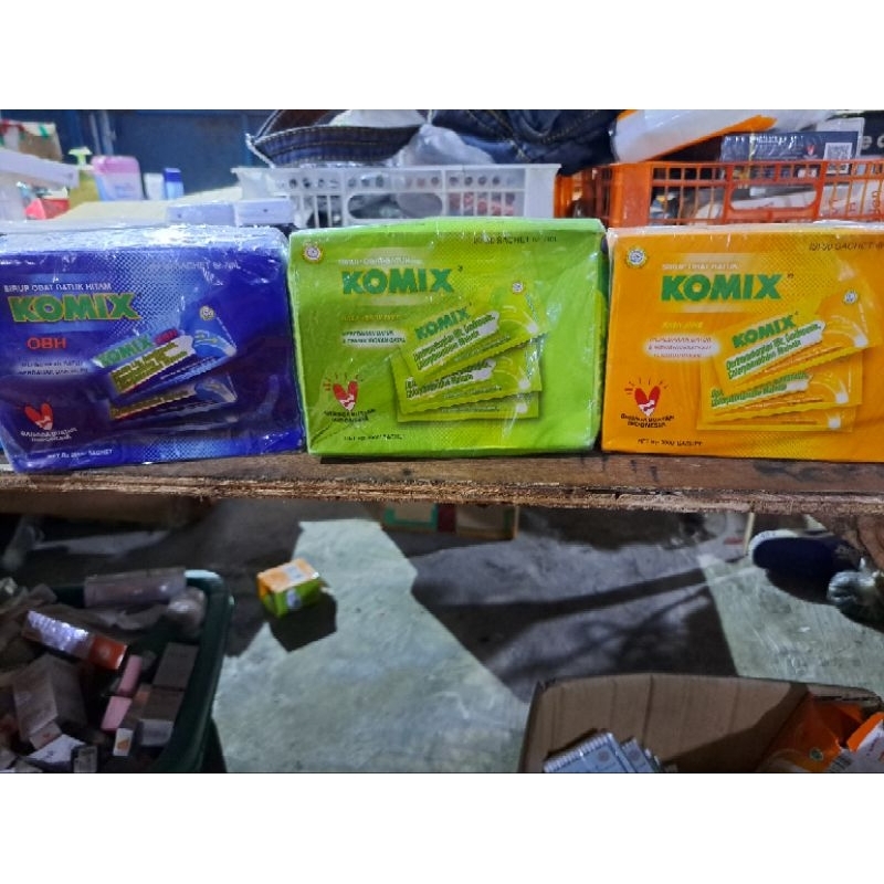 Jual KOMIX OBAT BATUK SIRUP ISI 30SACHET | Shopee Indonesia